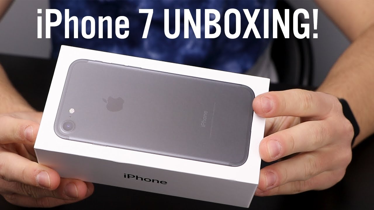 Apple iPhone 7 | Unboxing & Thoughts! - YouTube