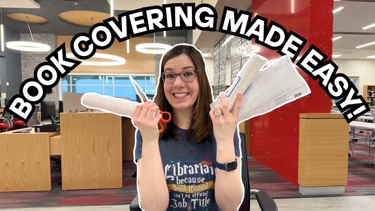 How to Cover Paperback Books - YouTube
