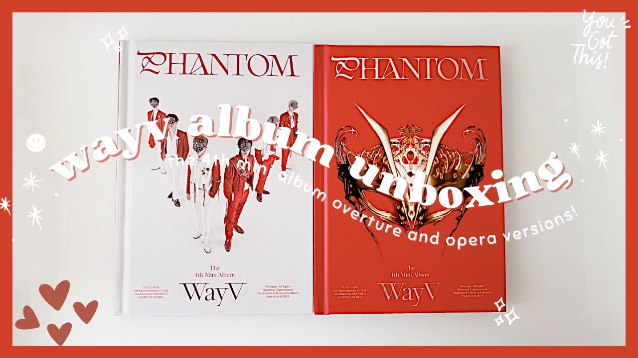 [ALBUM UNBOXING] WayV 威神V - 4th Mini Album ‘Phantom’ (Phantom & Opera ...