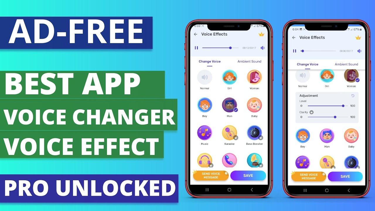 Best Free Voice Changer Voice Effect App for Android - YouTube