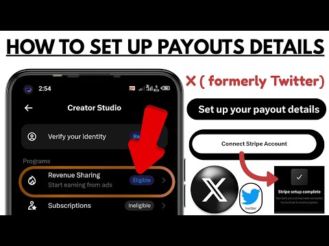 How to Set Up Payout Details on X (Twitter) | Connect Stripe for Revenue Sharing | X MONITIZATION