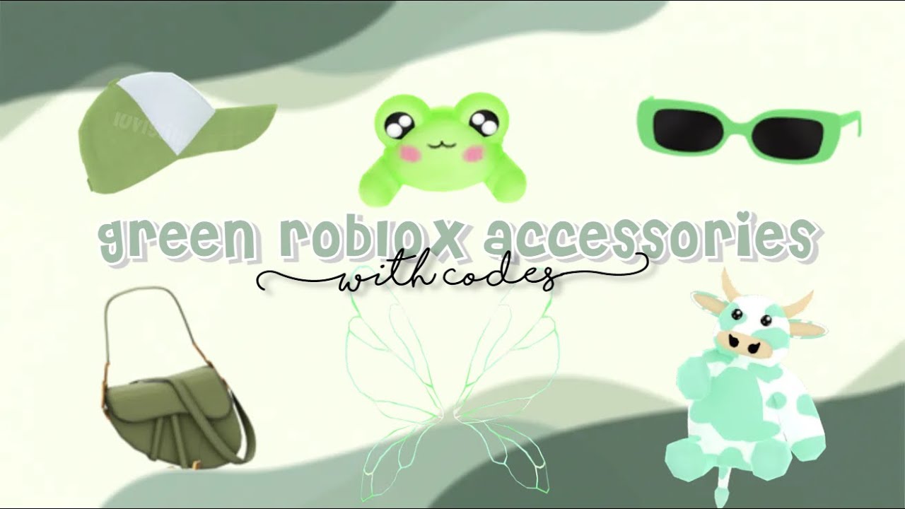 GREEN roblox accessories || with CODES! ☘️ - YouTube
