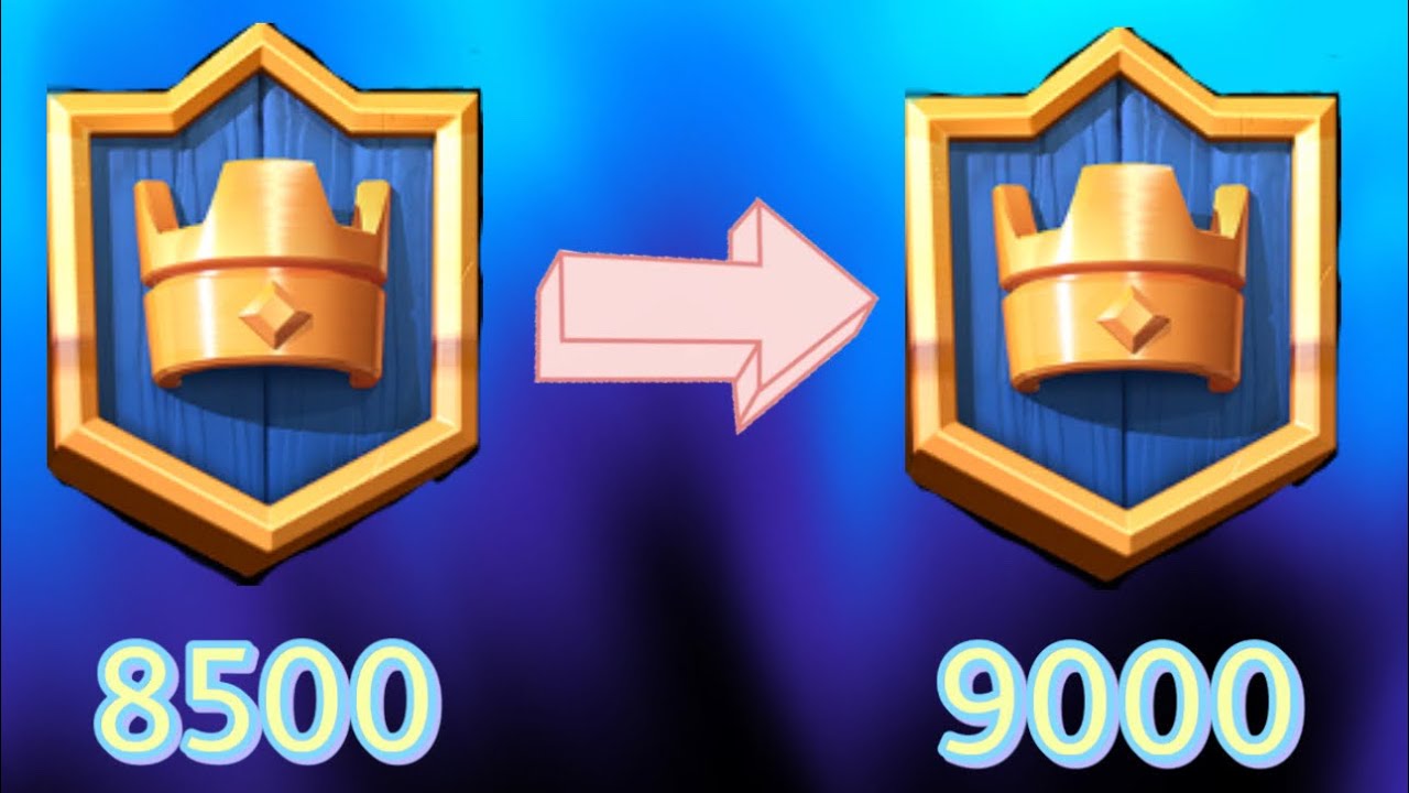 Pushing from 8,500 to 9,000 Trophies in Clash Royale - YouTube