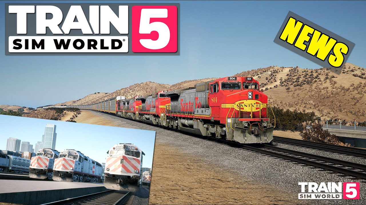 TSW5 Neue USA STRECKE und LOK angekündigt! | CALTRAIN LIZENZ LÄUFT AB ...