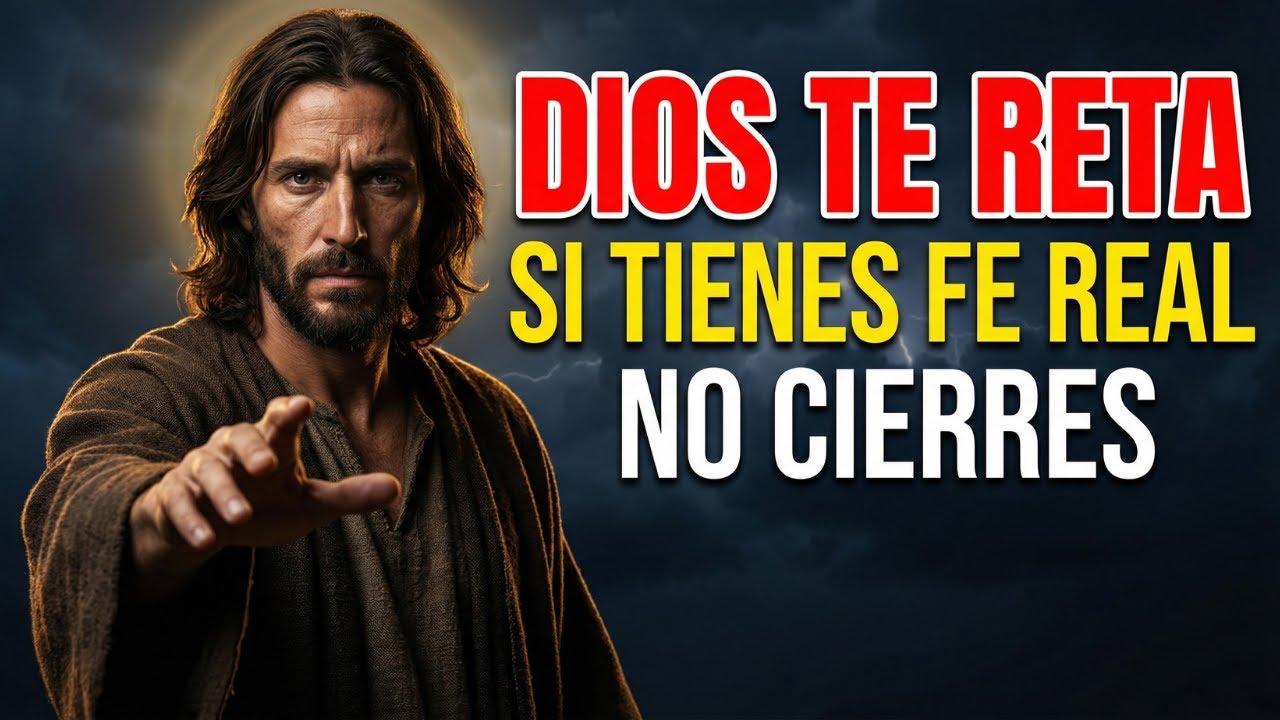 Dios te reta Si tienes FE REAL no cerrarás este video Demuéstralo - YouTube