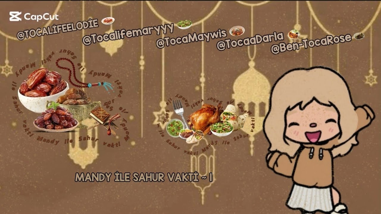 MANDY İLE SAHUR VAKTİ / BÖLÜM 1 / TOCA LİFE TÜRKÇE VİDEO /#tocaboca # ...