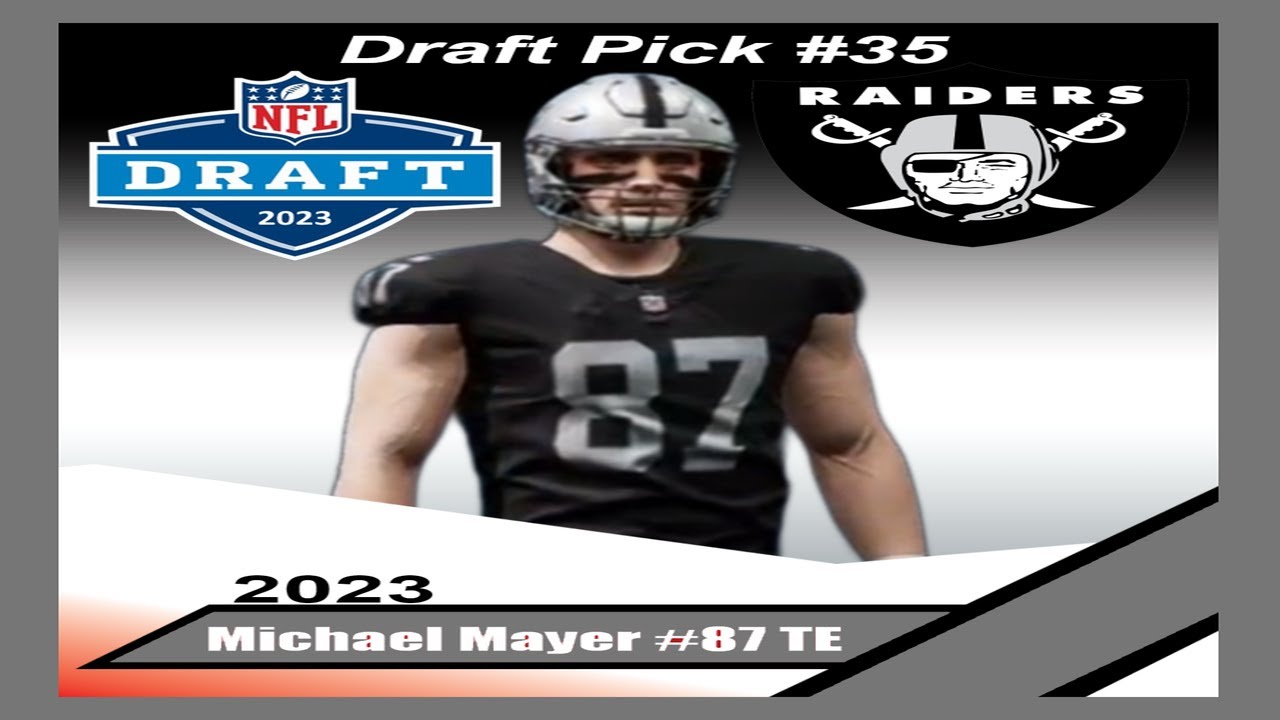 Madden 23 Michael Mayer NFL Draft 23 Creation - YouTube
