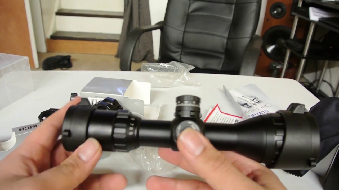 UTG 3-3X9 SCOPE UNBOXING AND CONTENTS - YouTube