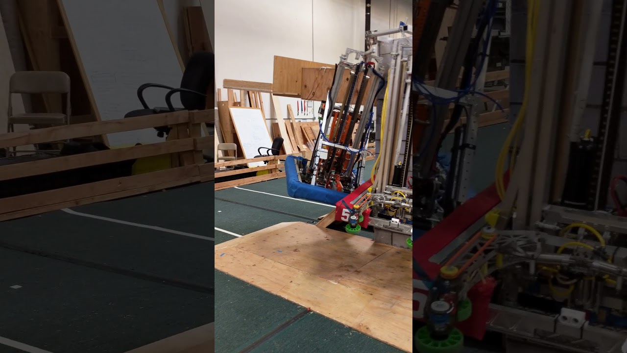 FRC 3476 Code Orange 2018 - Side climb with 5199 - YouTube