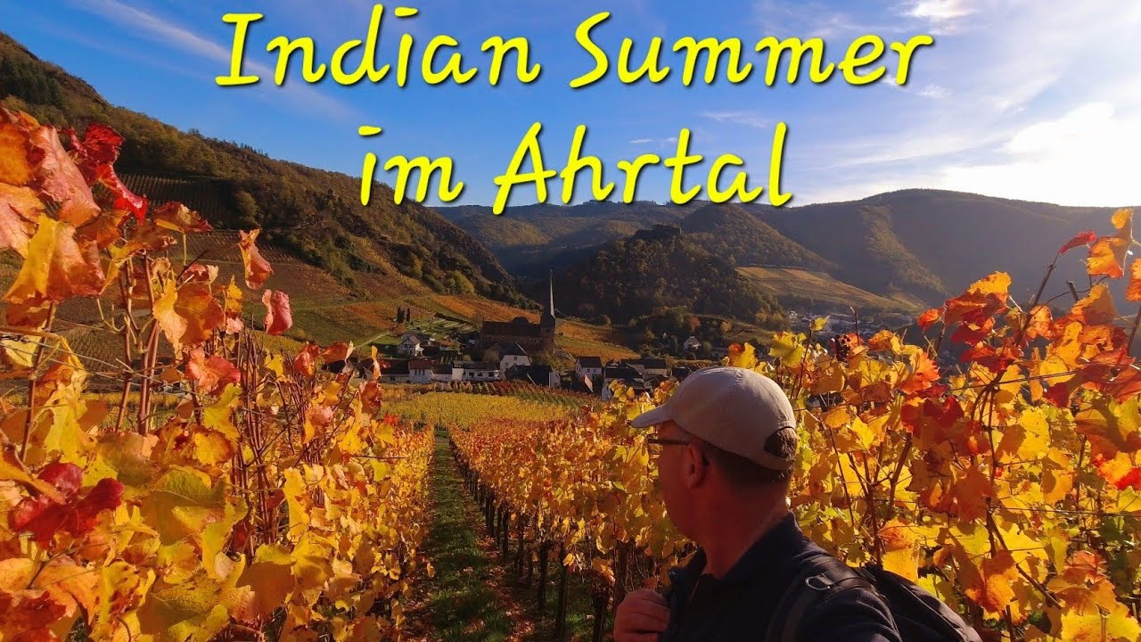 Indian Summer im Ahrtal - Wandern auf den Rotweinwanderweg bei Mayschoss #herbst #autumn # ...