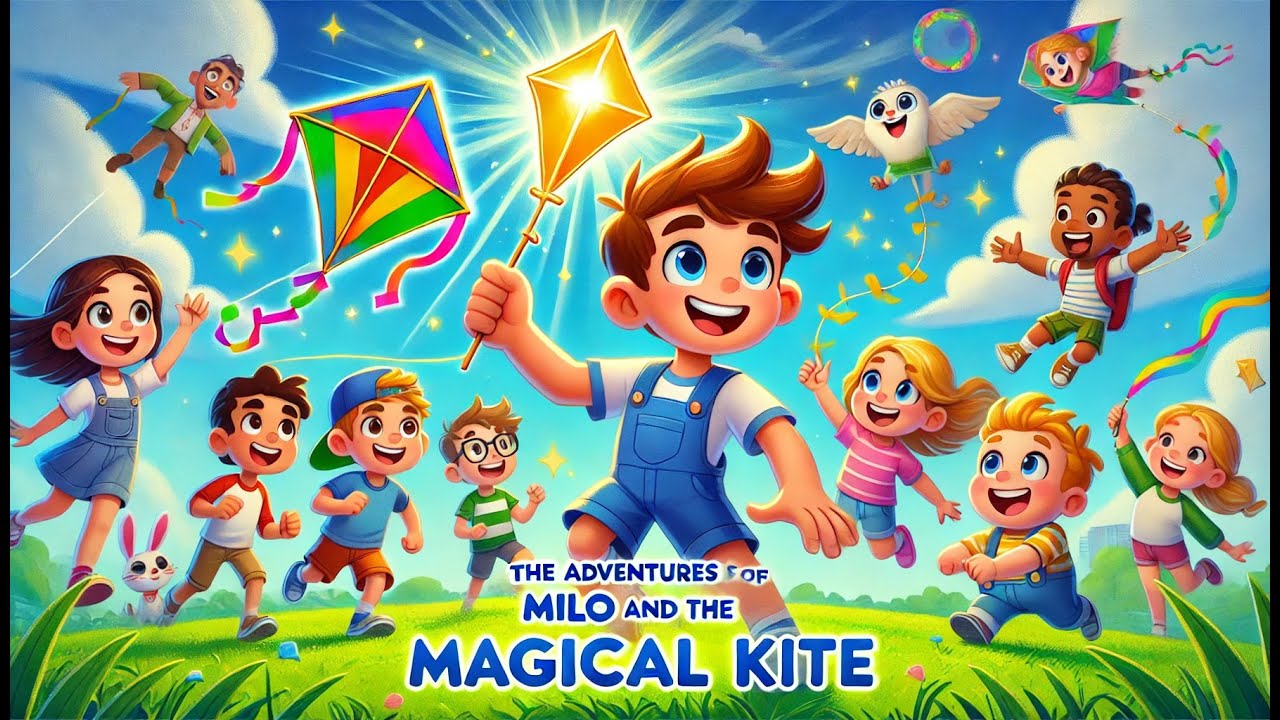The Adventures of Milo and the Magical Kite | Kids Cartoons by Dr. Fun ...