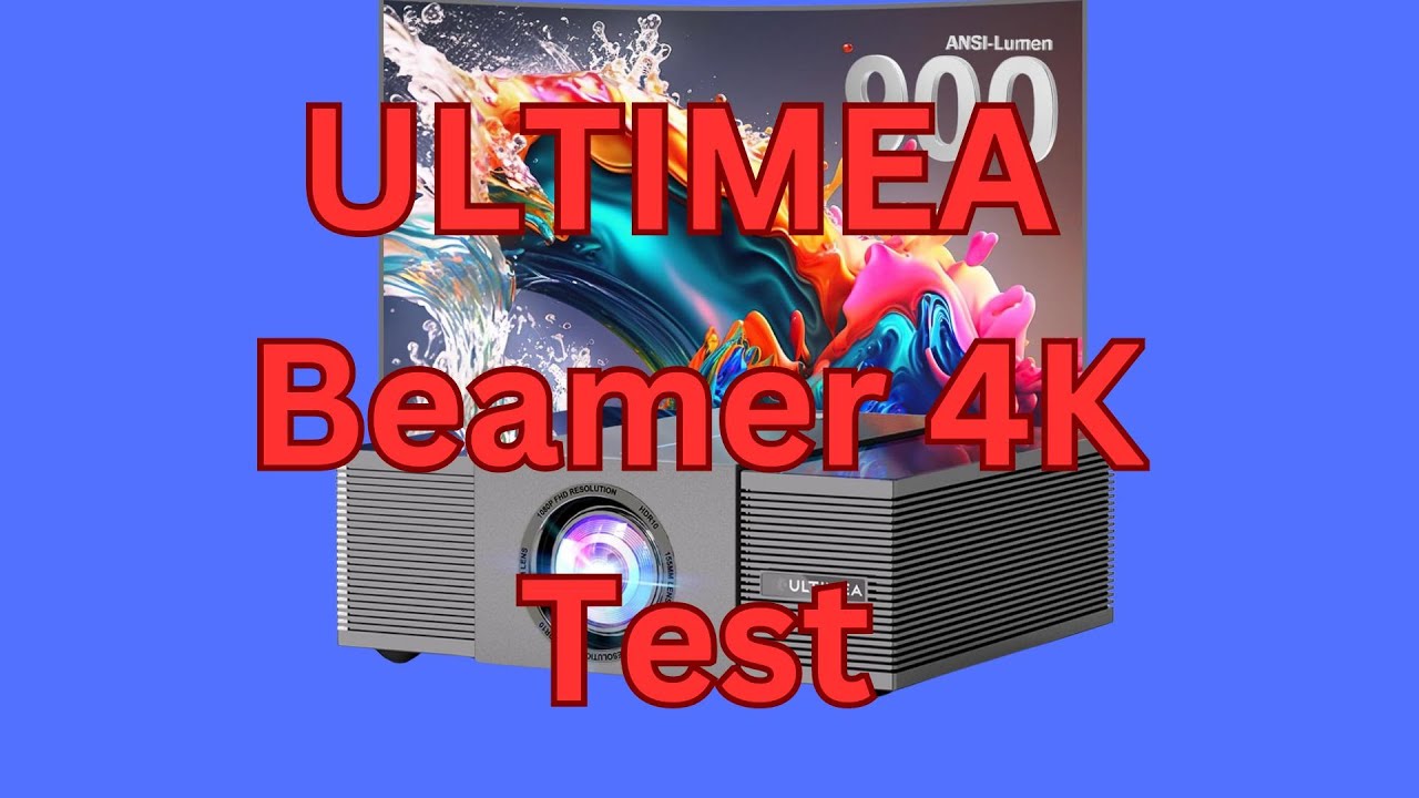 ULTIMEA Beamer 4K Test - YouTube