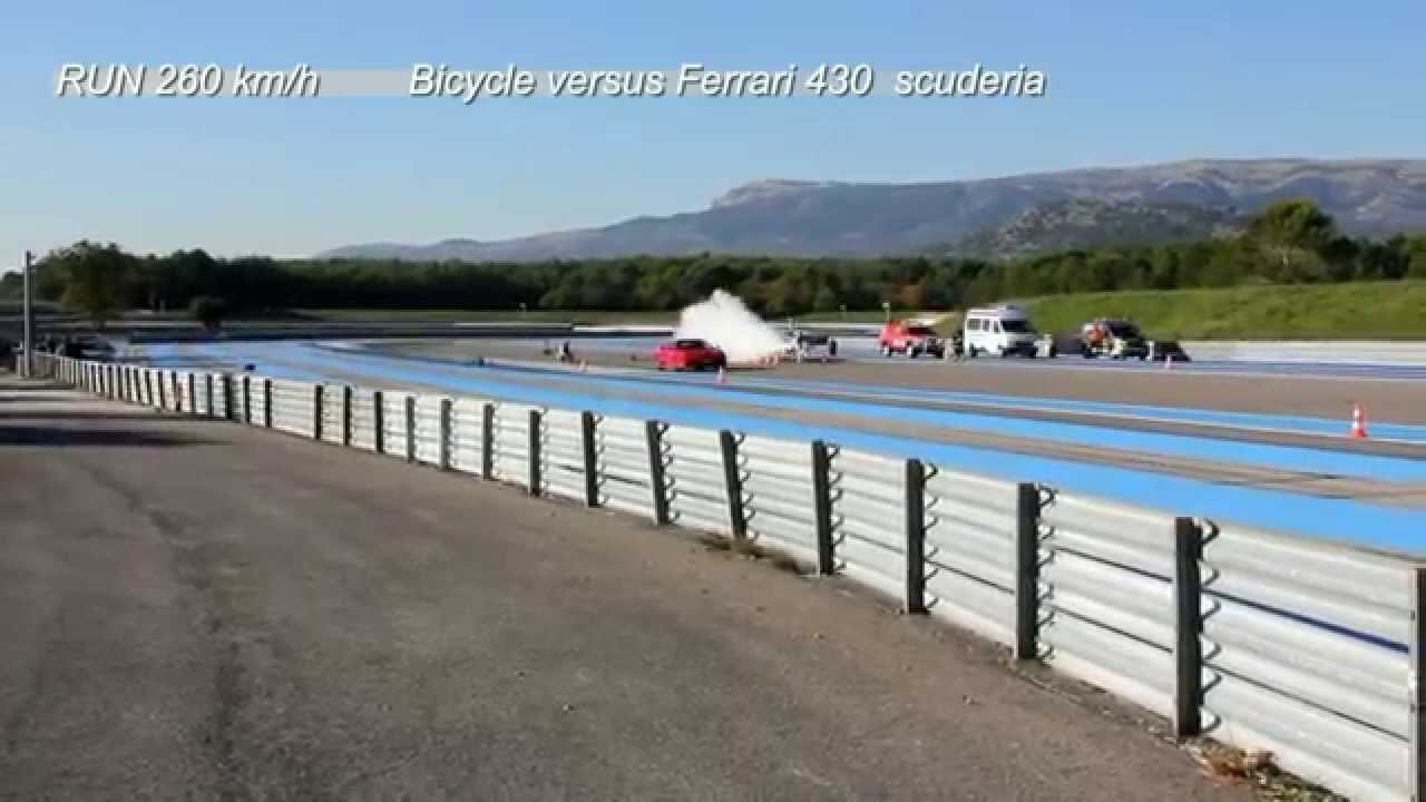 Bicycle World Record 207 mph 333 km h - YouTube