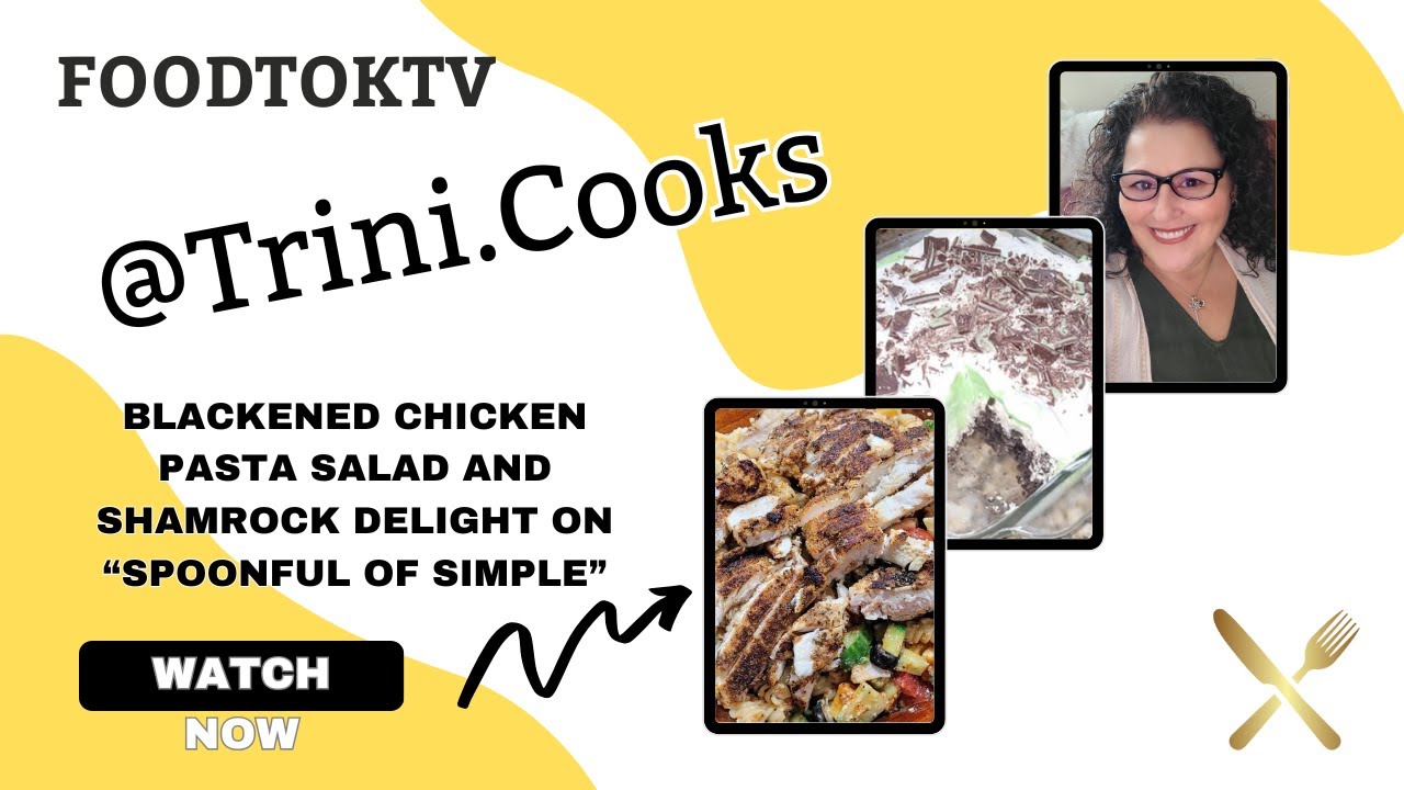 Blackened Chicken Pasta Salad with Trini.Cooks on "Spoonful of Simple ...
