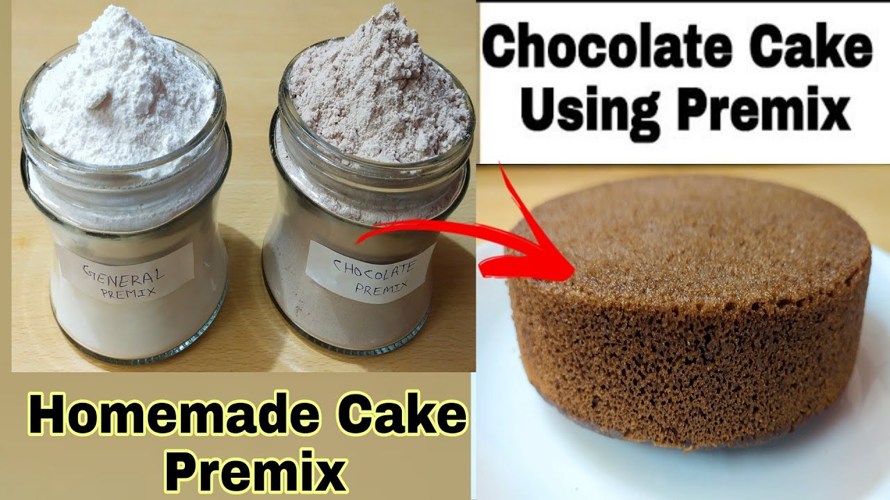 How To Bake Chocolate Cake Using Cake Premix | Premix Cake Recipe ...