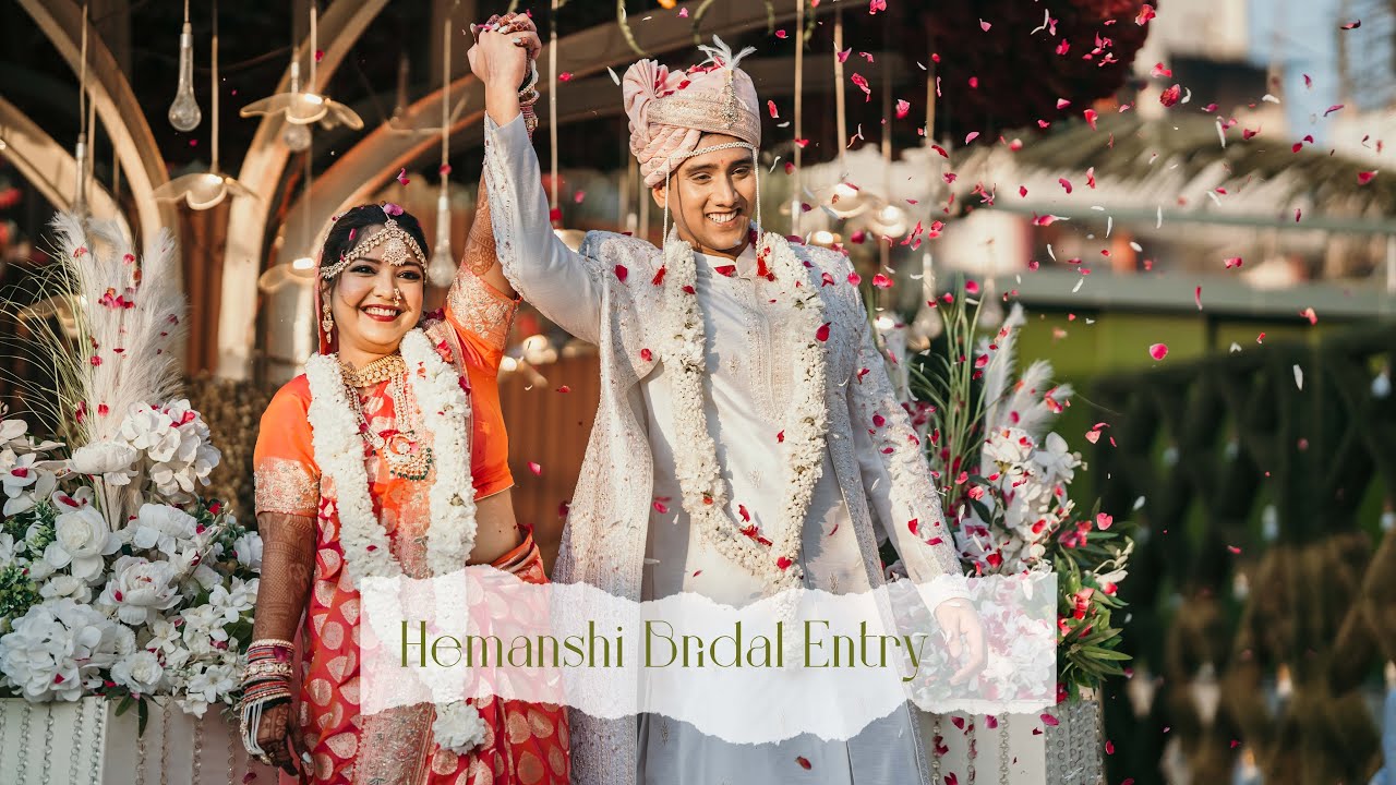 Hemanshi Bridal Entry // JustChill Production - YouTube