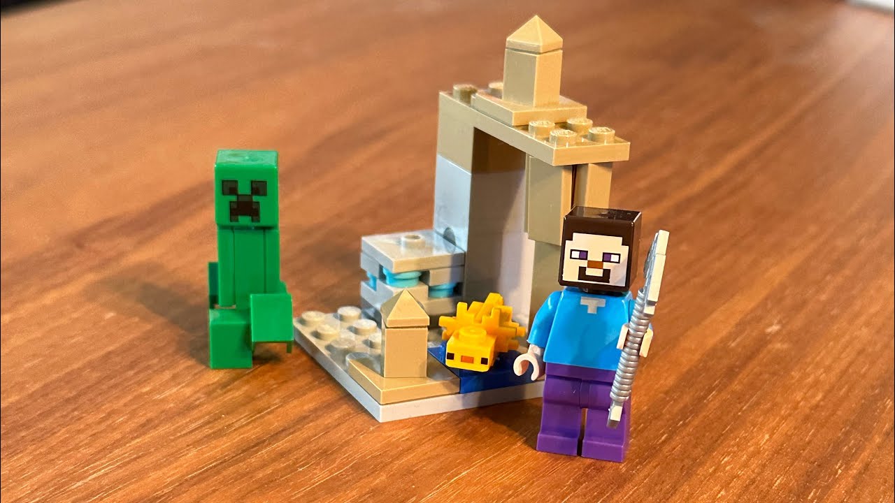 Lego Minecraft 30647 The Dripstone Cavern ASMR Build - YouTube