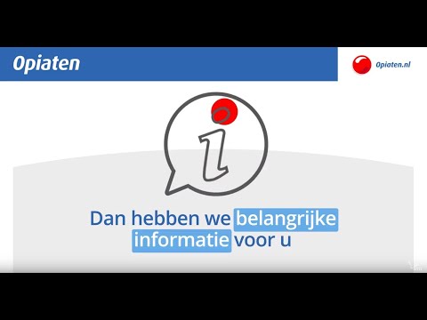 Belangrijke info voor bestaande gebruikers van opioïde pijnstillers