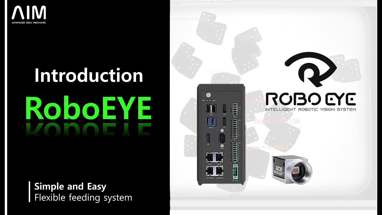RoboEYE / Robotic vision system /Flexible feeding system - YouTube