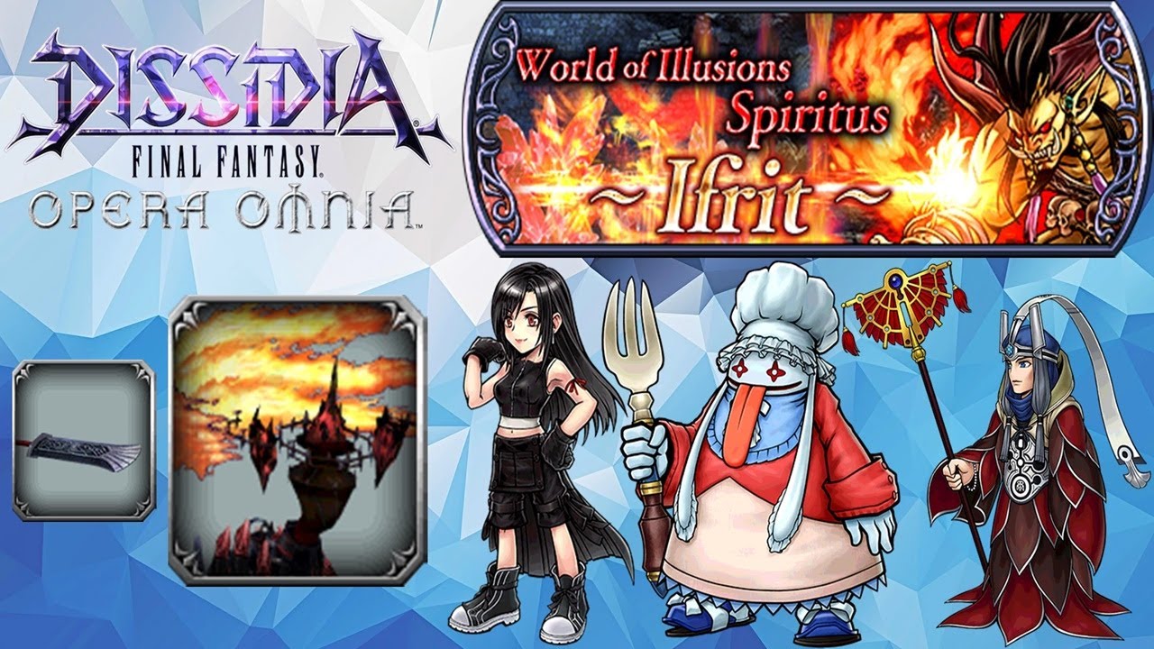 [DFFOO GLOBAL] World Of Illusion Spiritus : Ifrit. Tifa SMASH with ...