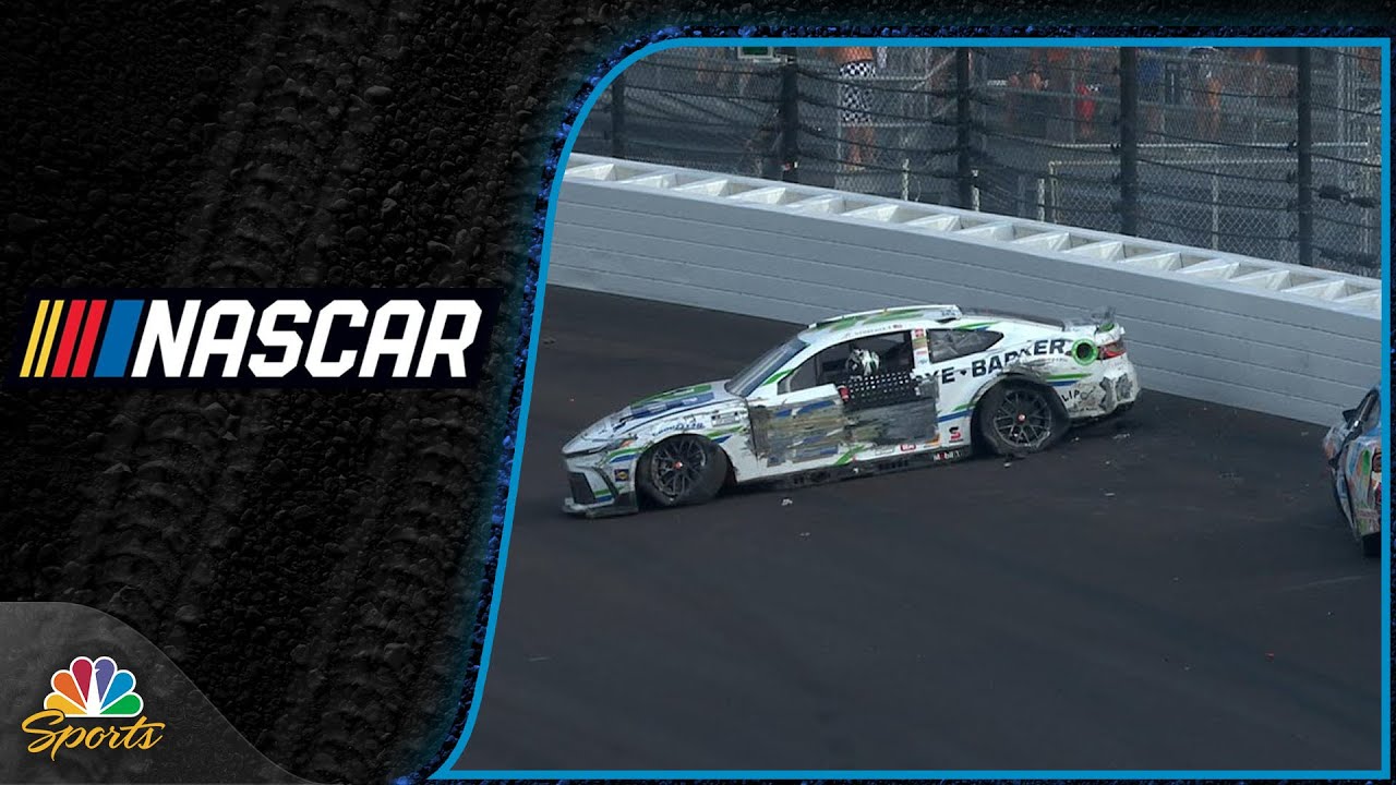 Massive pileup brings out the red flag in The Brickyard 400 on first OT ...