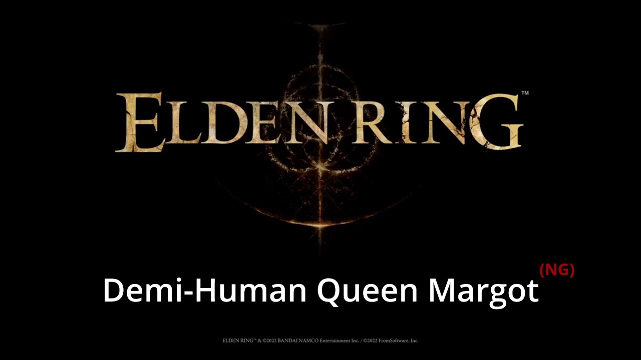 Demi-Human Queen Margot Boss Fight (Elden Ring) - YouTube