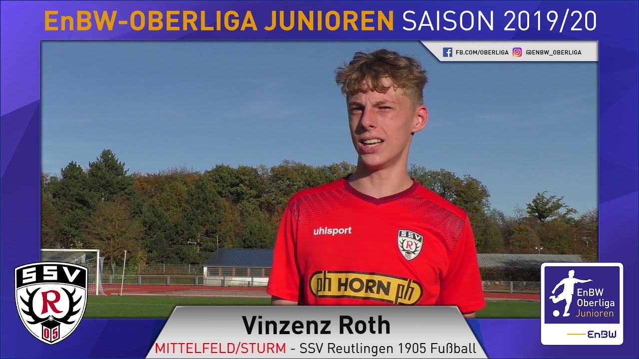 EnBW-Oberliga - SSV Reutlingen 1905 Fußball - Vinzenz Roth - YouTube