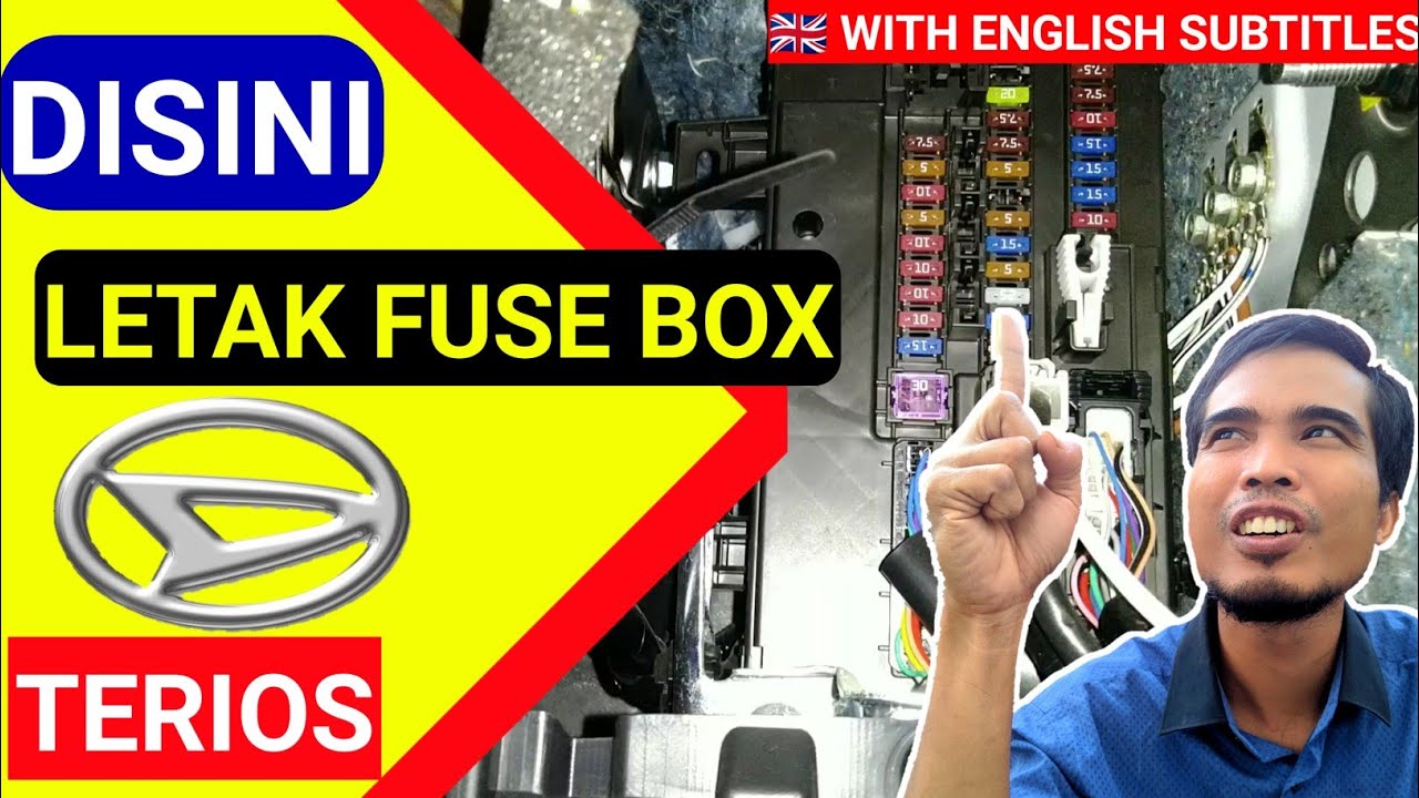 Letak Fuse Box Mobil || Daihatsu Terios Deluxe A/T 2020 - YouTube