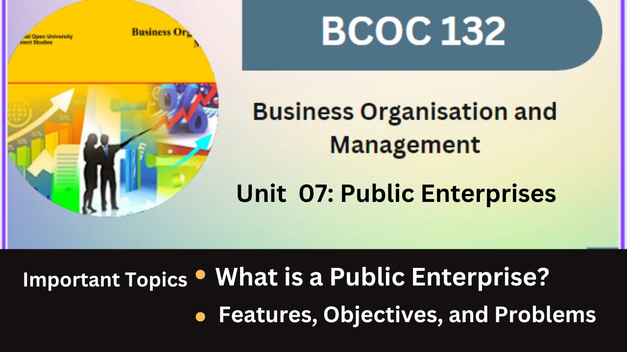 Business Organisation and Management| ignou bcoc 132| public ...