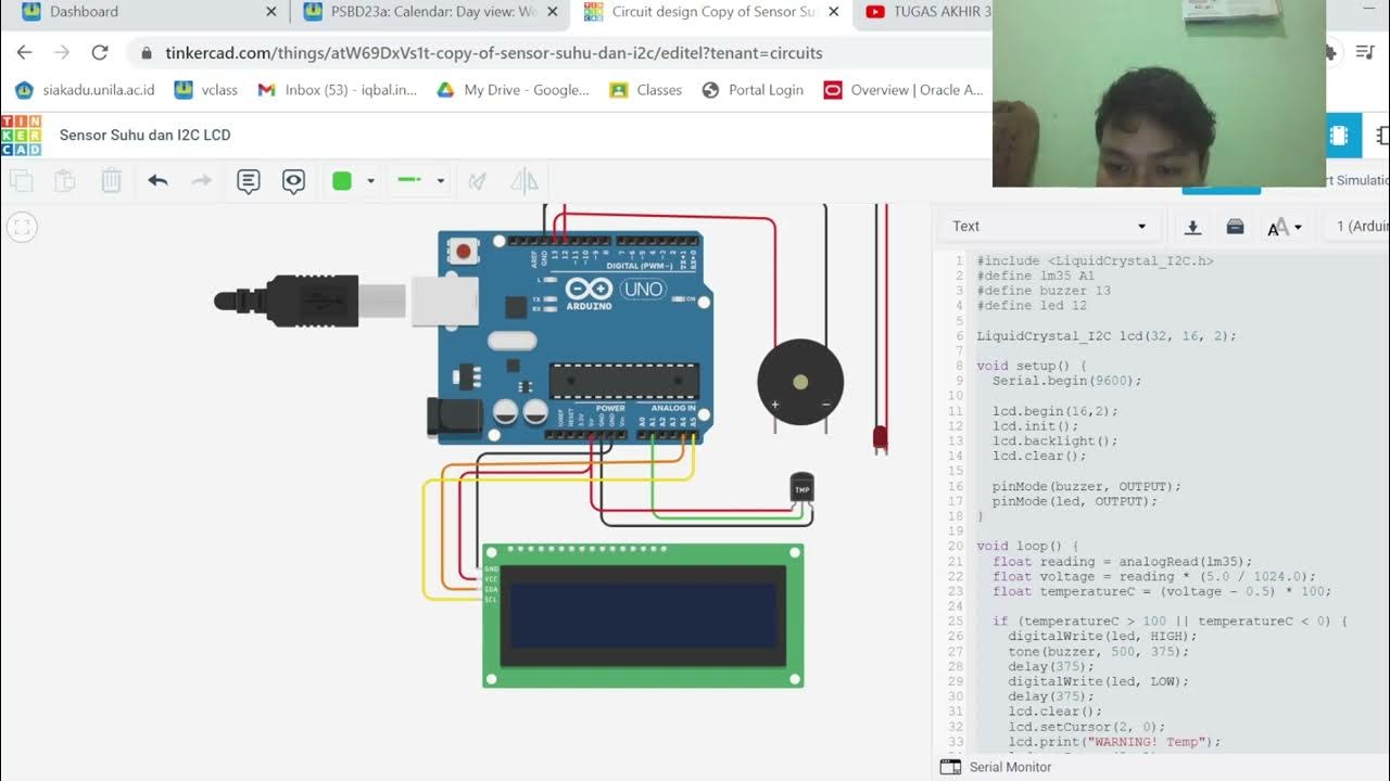 TUGAS AKHIR PRAKTIKUM EMBEDDED SYSTEM 3 - I2C - YouTube