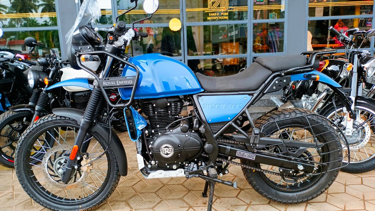 New Royal Enfield Himalayan Glacier Blue OBD2 2023 | in depth ...