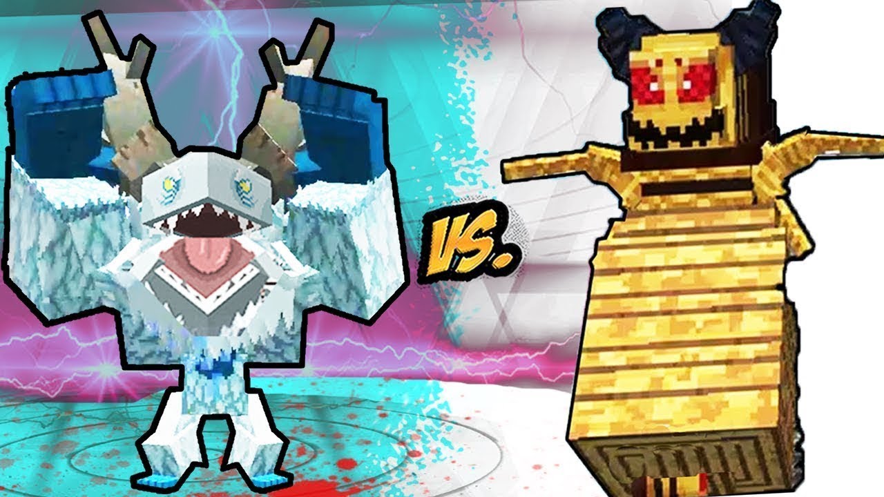 Mowzie`s Mobs Frostmaw Vs. Queen Bee in Minecraft - YouTube