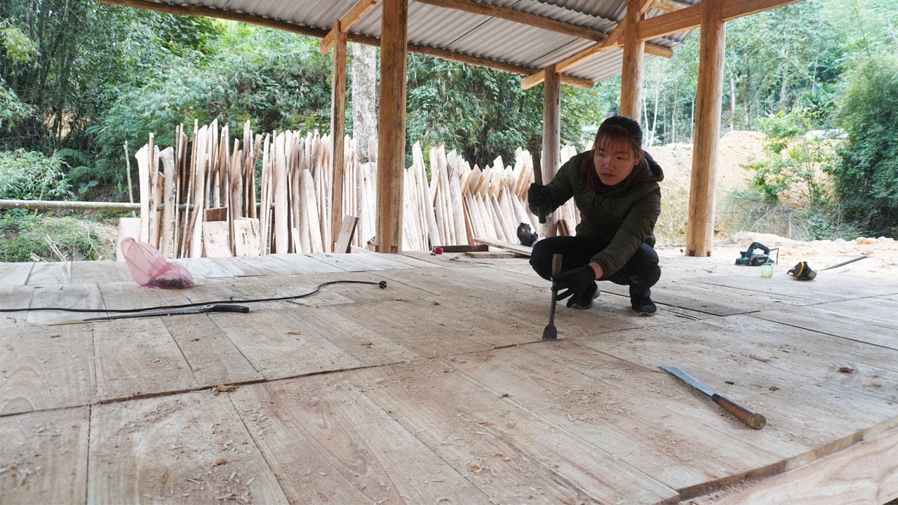 Amazing Woodworking Machines, Technique assembling plank floor House ...