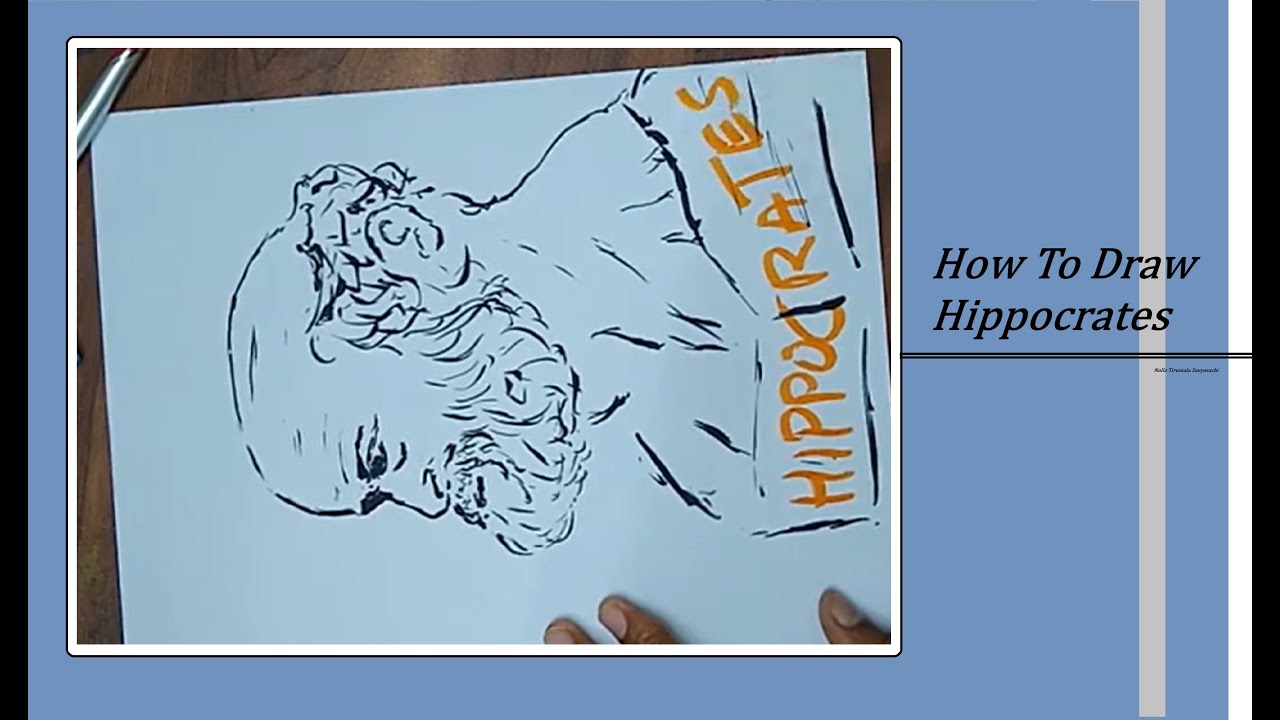 How To Draw Hippocrates - YouTube