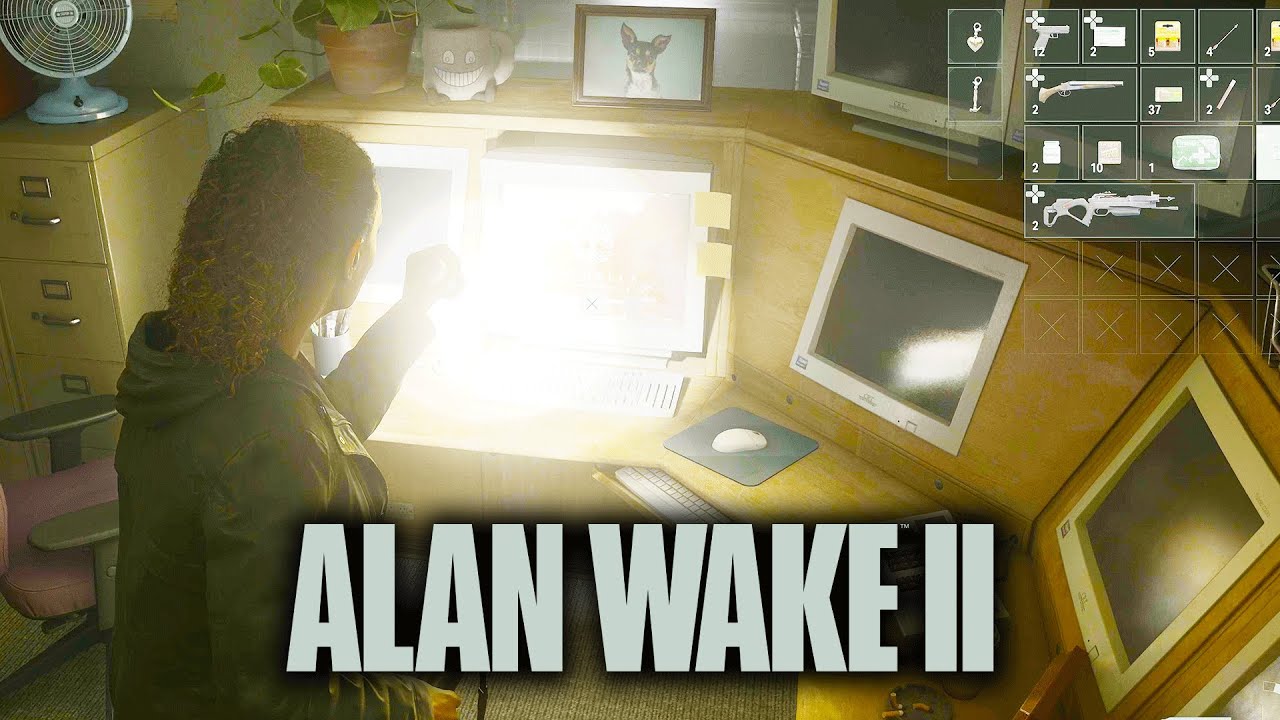 Alan Wake 2 - Wellness Center Computer Password Code Location - YouTube