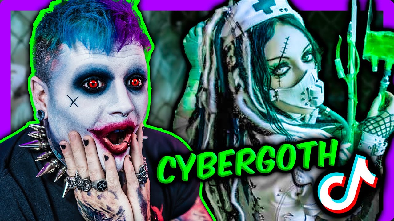 GOTH REACTS TO CYBER GOTH TIKTOK - YouTube