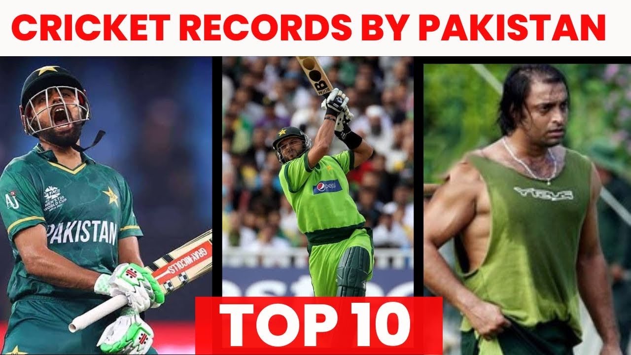 Top 10 cricket records by Pakistan | 10 unbroken cricket records by ...