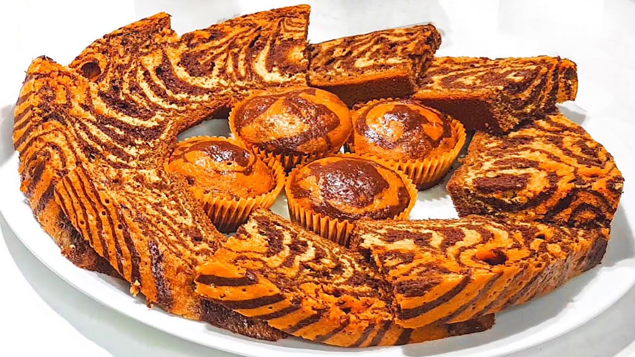 Tiger Cake Delight - Mastering the Art of Tiger Cake - YouTube