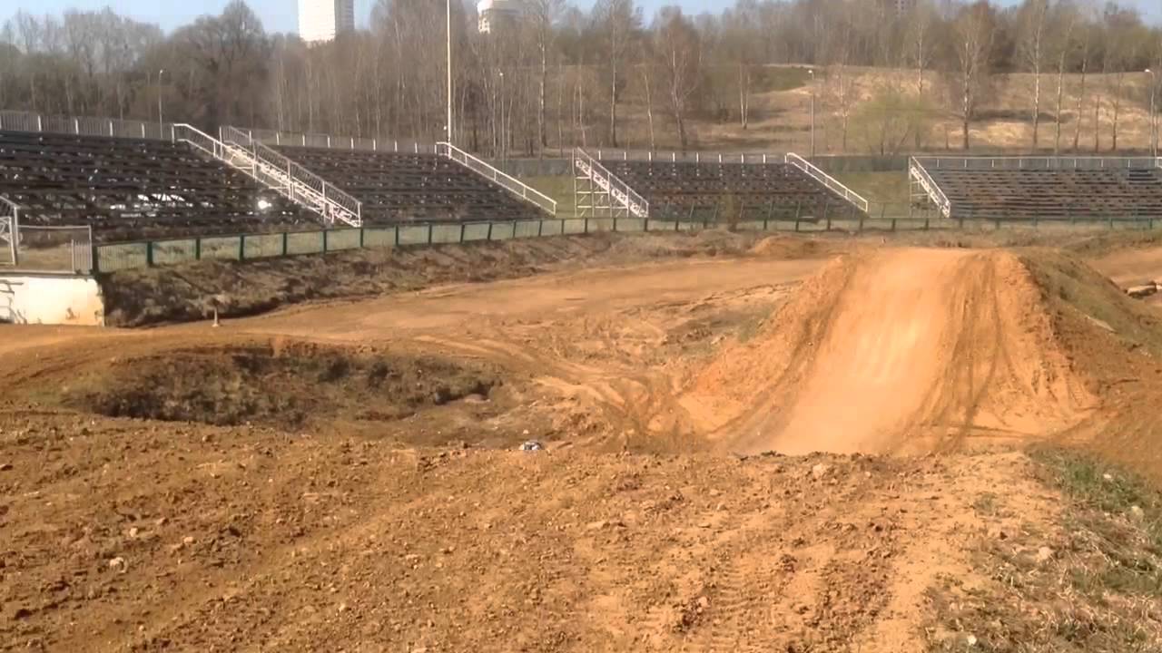 Deadly jump on Kawasaki KX65 - YouTube