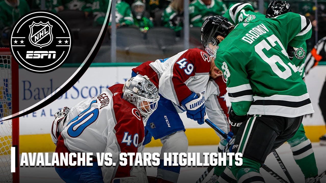 Colorado Avalanche vs. Dallas Stars | Full Game Highlights - YouTube