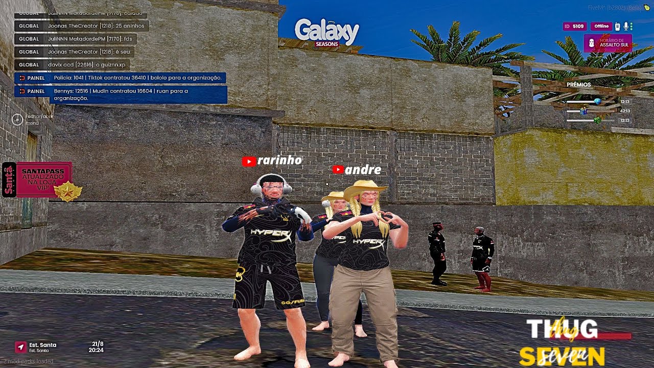 💙 FiveM Highlights DUO #4 - André & RARINHO(100%MARESIA E GALAXY) - YouTube