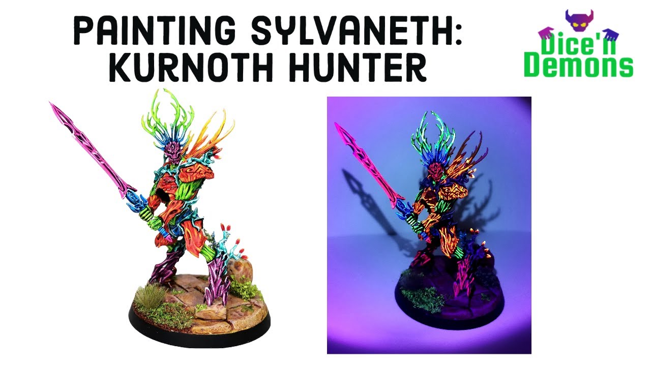 Painting Sylvaneth: Kurnoth Hunter - YouTube