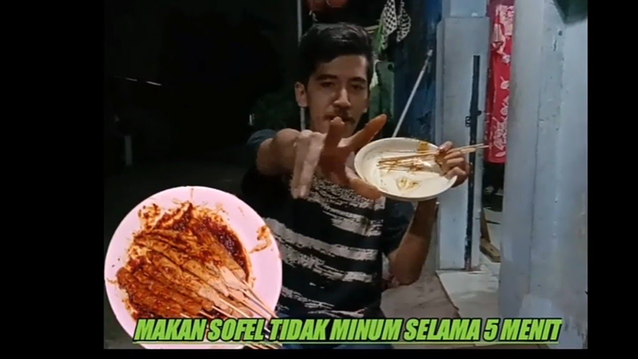 MAKAN SOPEL(Sosis Pele) Tanpa Minum Dalam Waktu 5 Menit. - YouTube