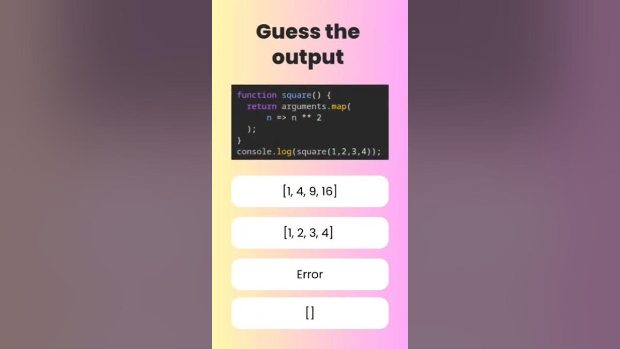 Guess the output - 3 | #javascript function arguments #frontend - YouTube