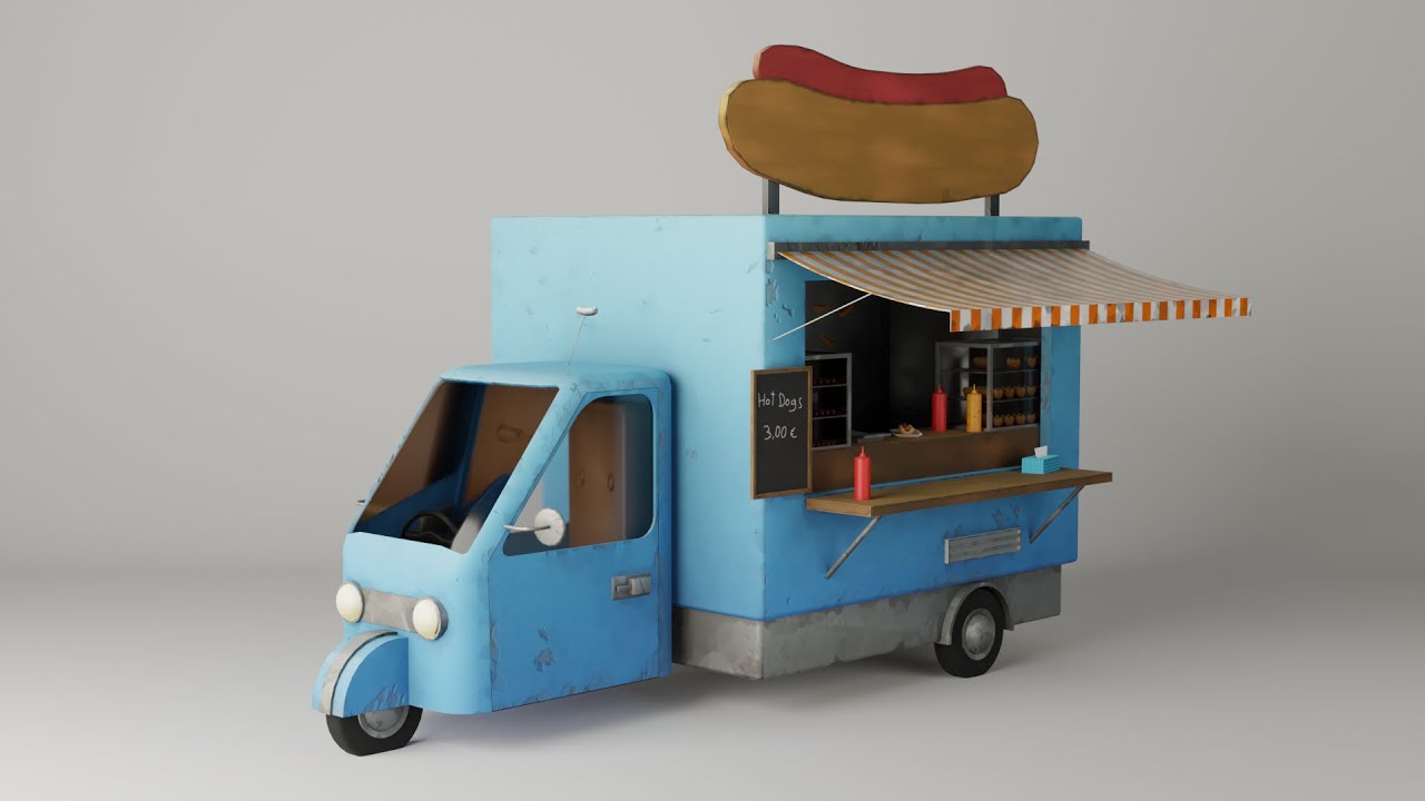 creating-a-stylized-foodtruck-in-blender-and-substance-painter