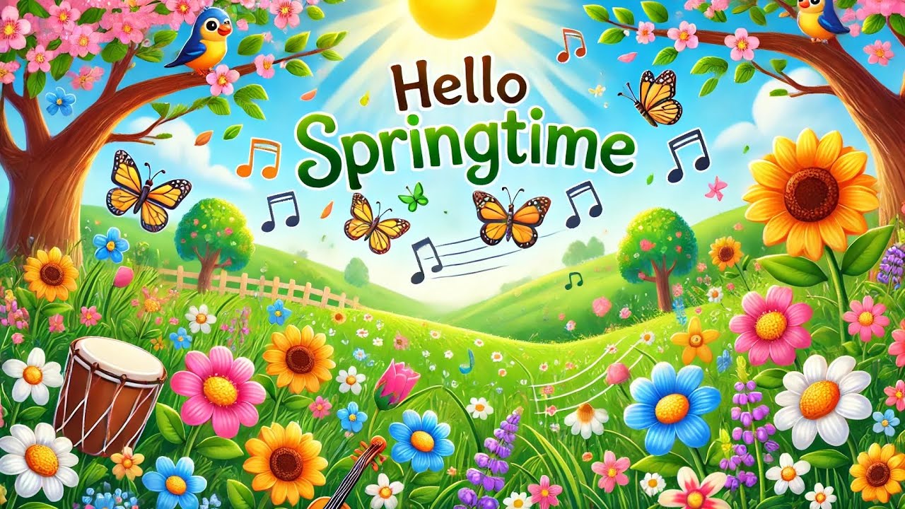 Hello Springtime: A Fun Song for Kids - YouTube