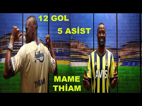 Mame Thiam Fenerbahçe'de / Tüm Gol ve Asistleri / 2020 / HD