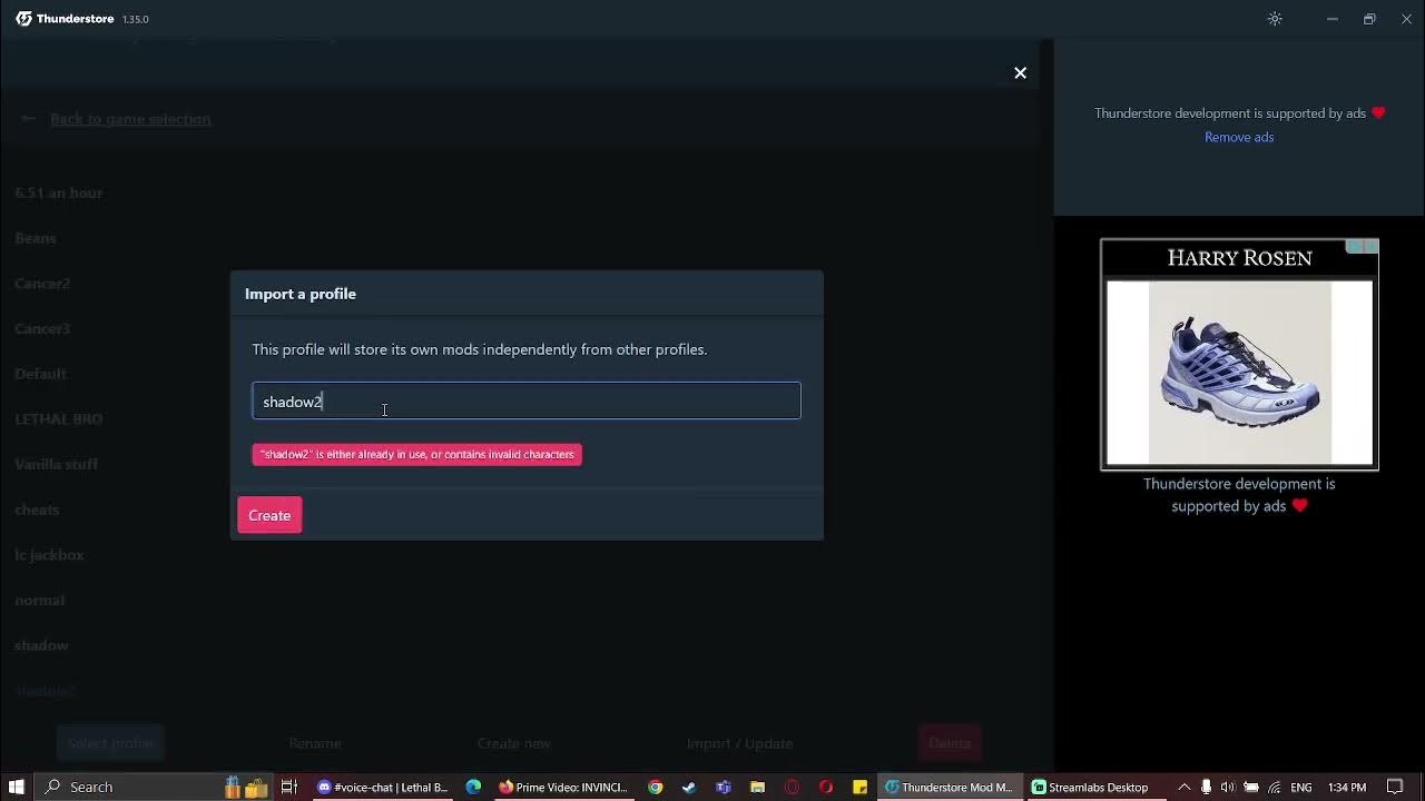 how to get your friends mod via thunderstore for lethal company - YouTube