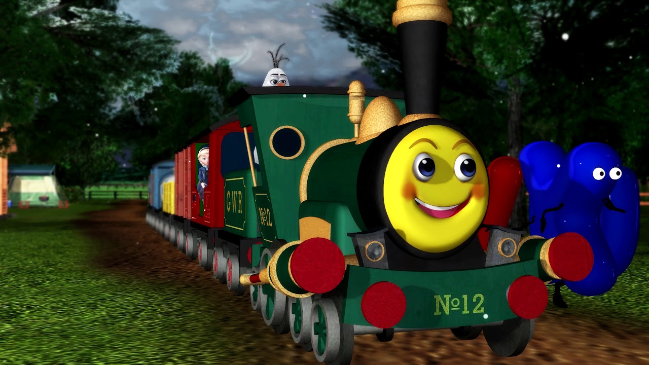 ABC Song | Smiley The Train Song | Kids Songs | Alphabets Song | Car ...