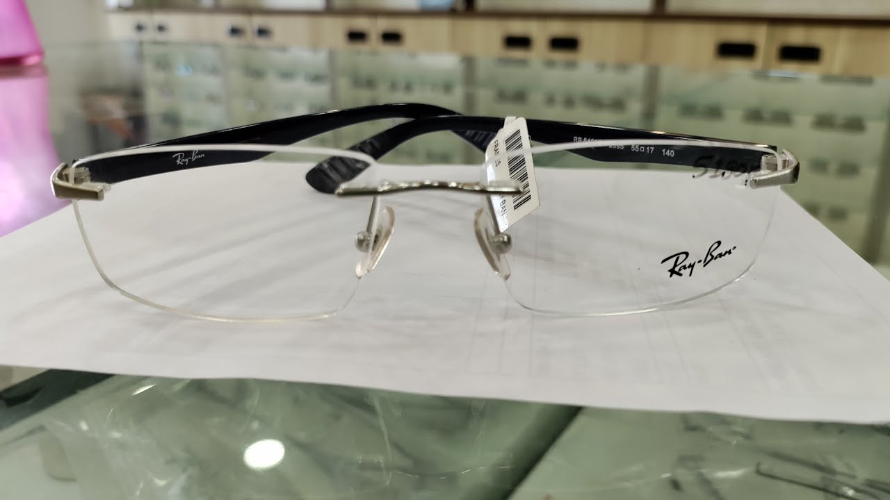 Rimless frame with polycarbonate lens fitting full video #chasma # ...